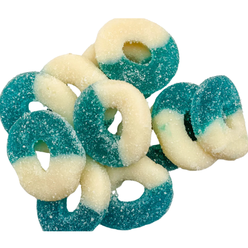 Blue Raspberry Rings (not Halal) | Bulk n Bits