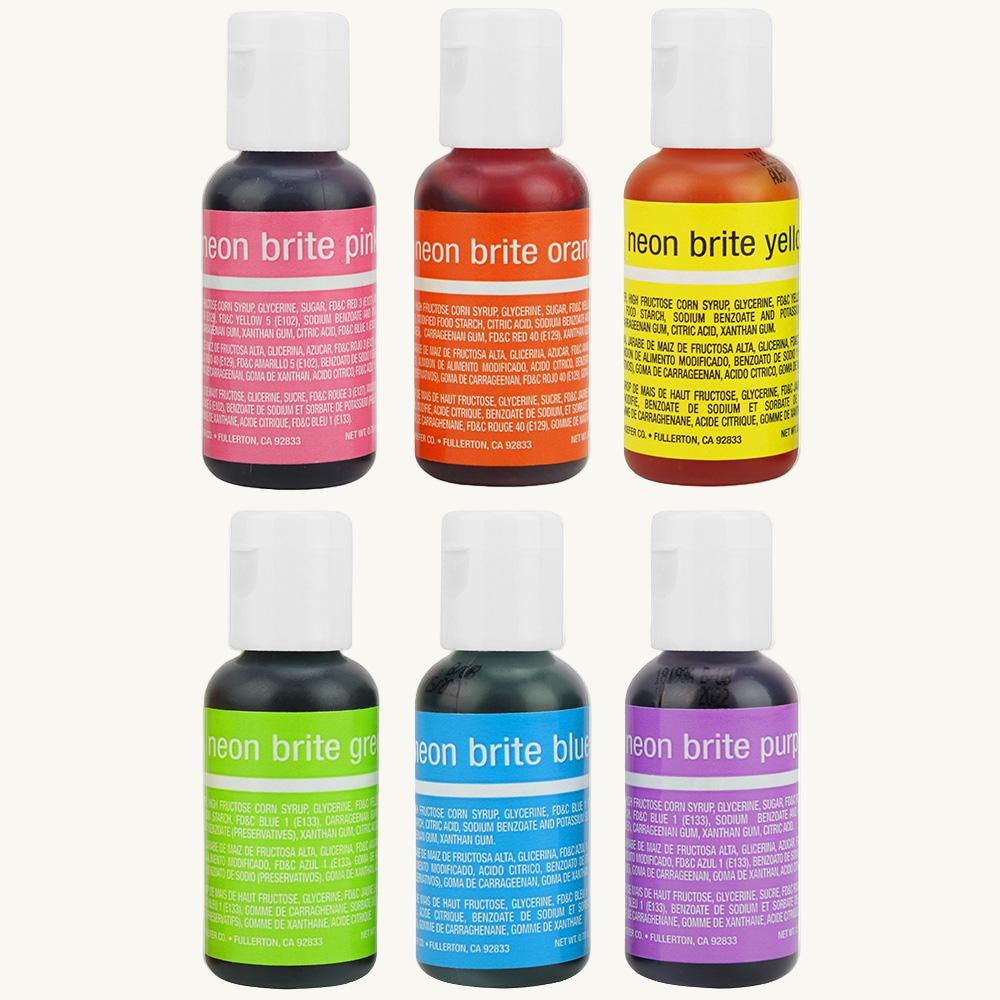 Chefmaster NEON Liqui-Gel Food Colours | Bulk n Bits